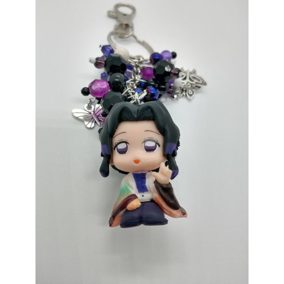 Accessories | Shinobu Kocho Keychain Demon Slayer Kny Mini Figure Purse ...